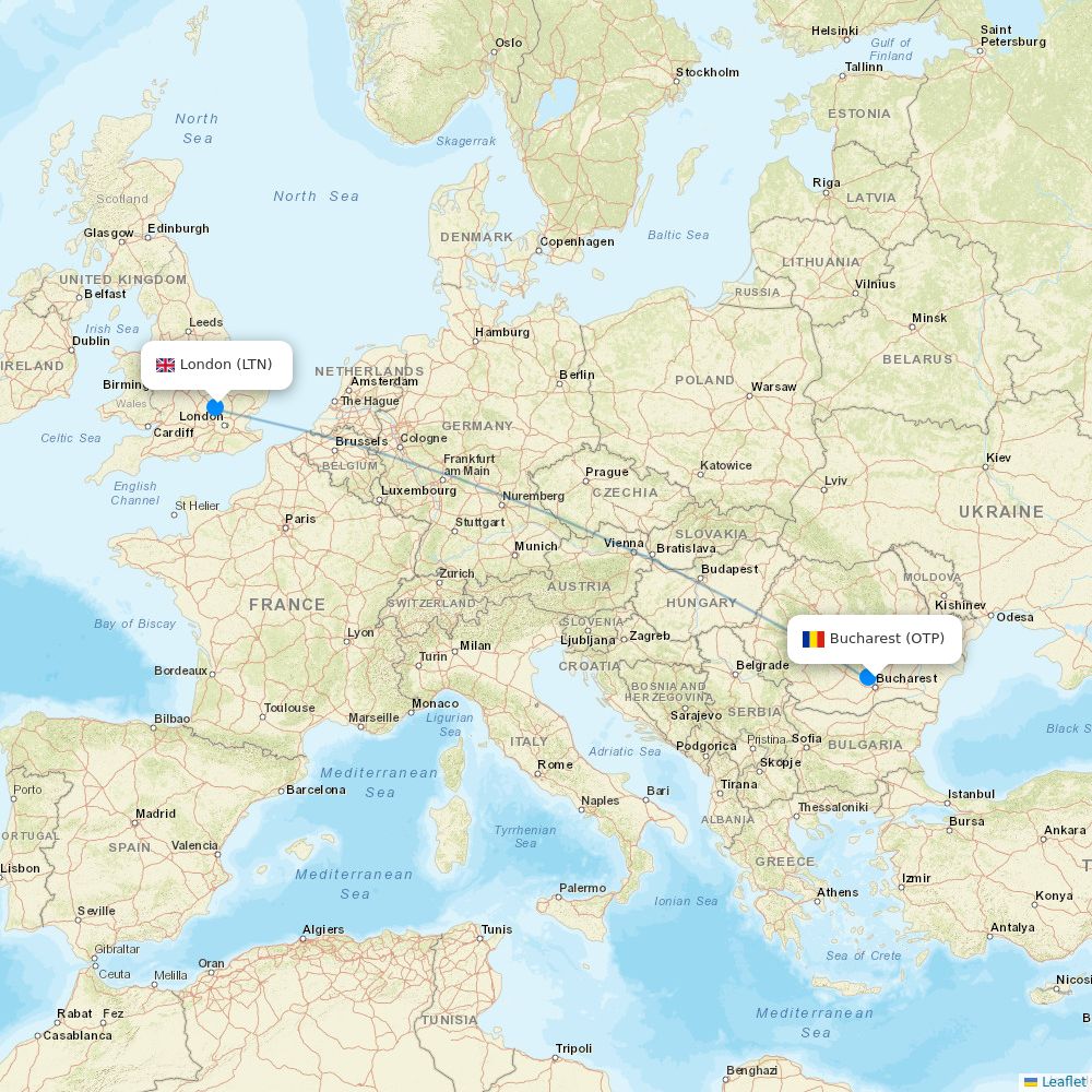 Wizz Air Malta airline routes (W4) 2026, map - Flight Routes