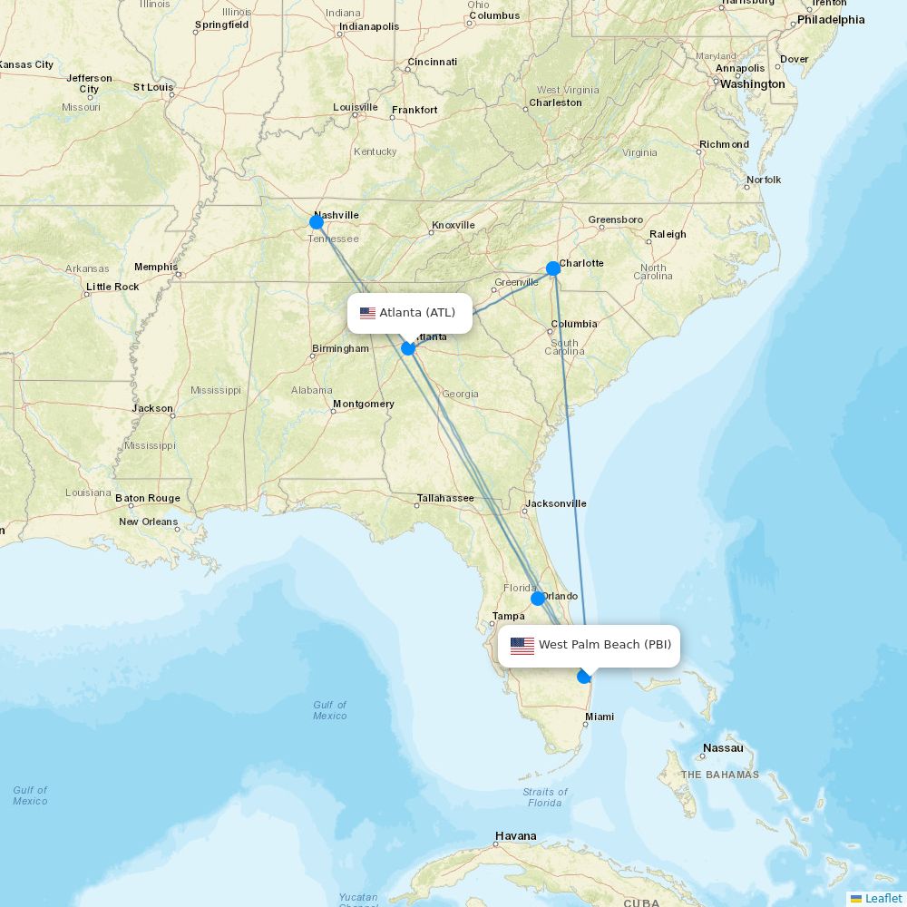 Delta Air Lines routes 2025 – map with all flights - Flight Routes