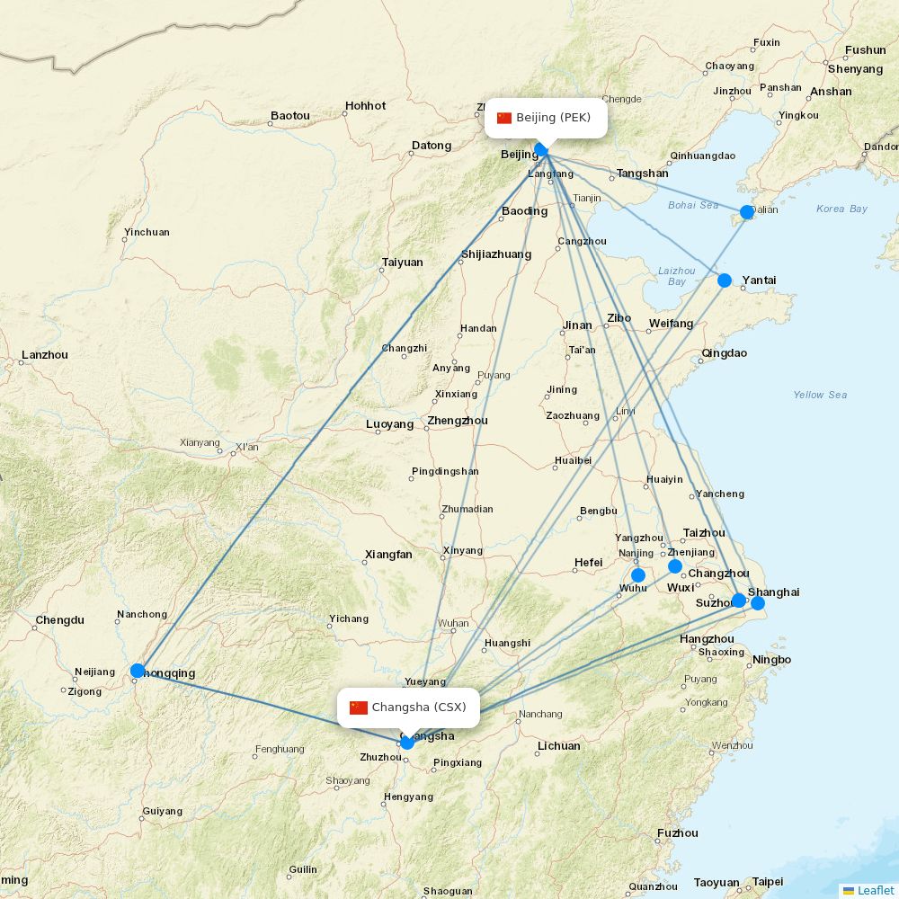 Air China routes 2025 – interactive map with all flights - Flight Routes