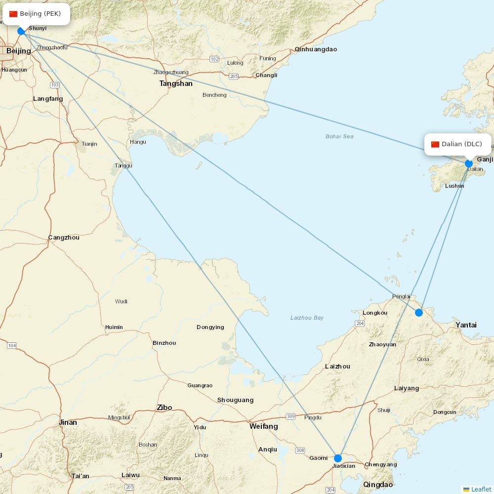 Air China routes 2025 – interactive map with all flights - Flight Routes