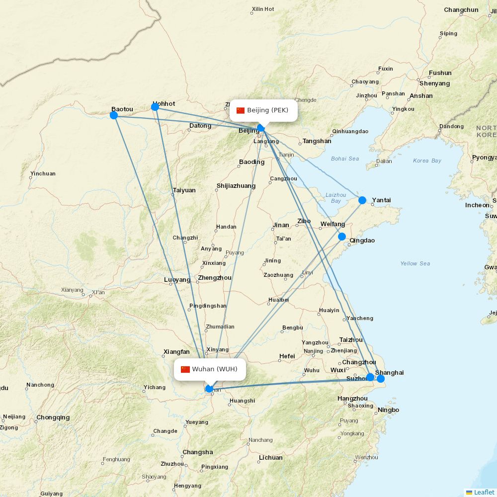Air China routes 2025 – interactive map with all flights - Flight Routes