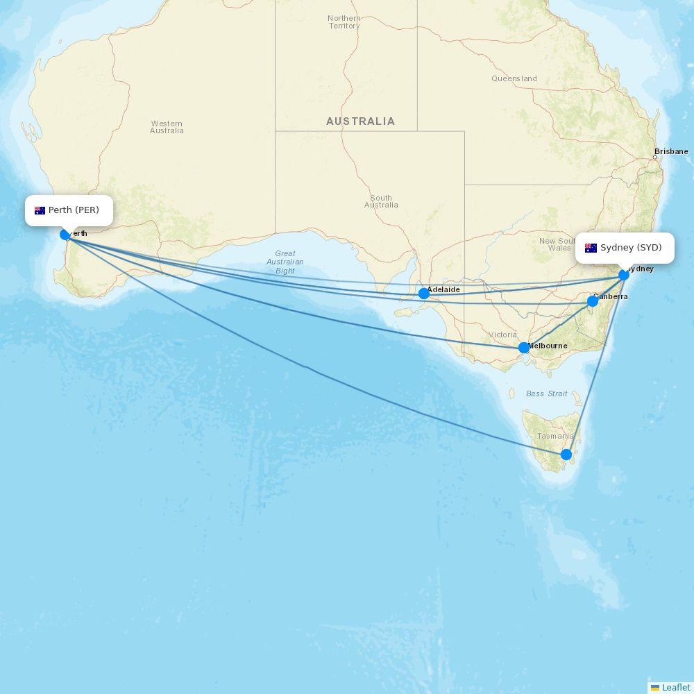 Virgin Australia routes 2026 – map with all flights - Flight Routes