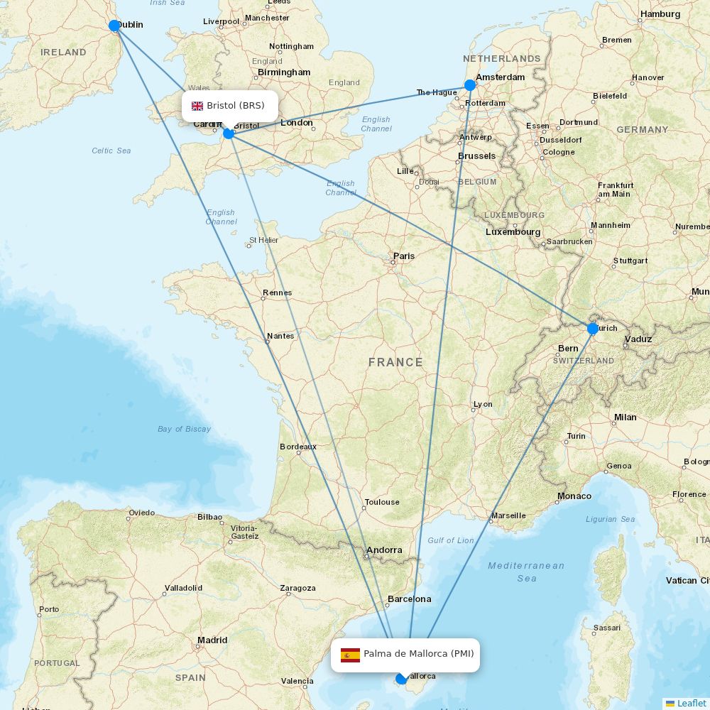 Jet2 routes 2025 – interactive map with all flights - Flight Routes