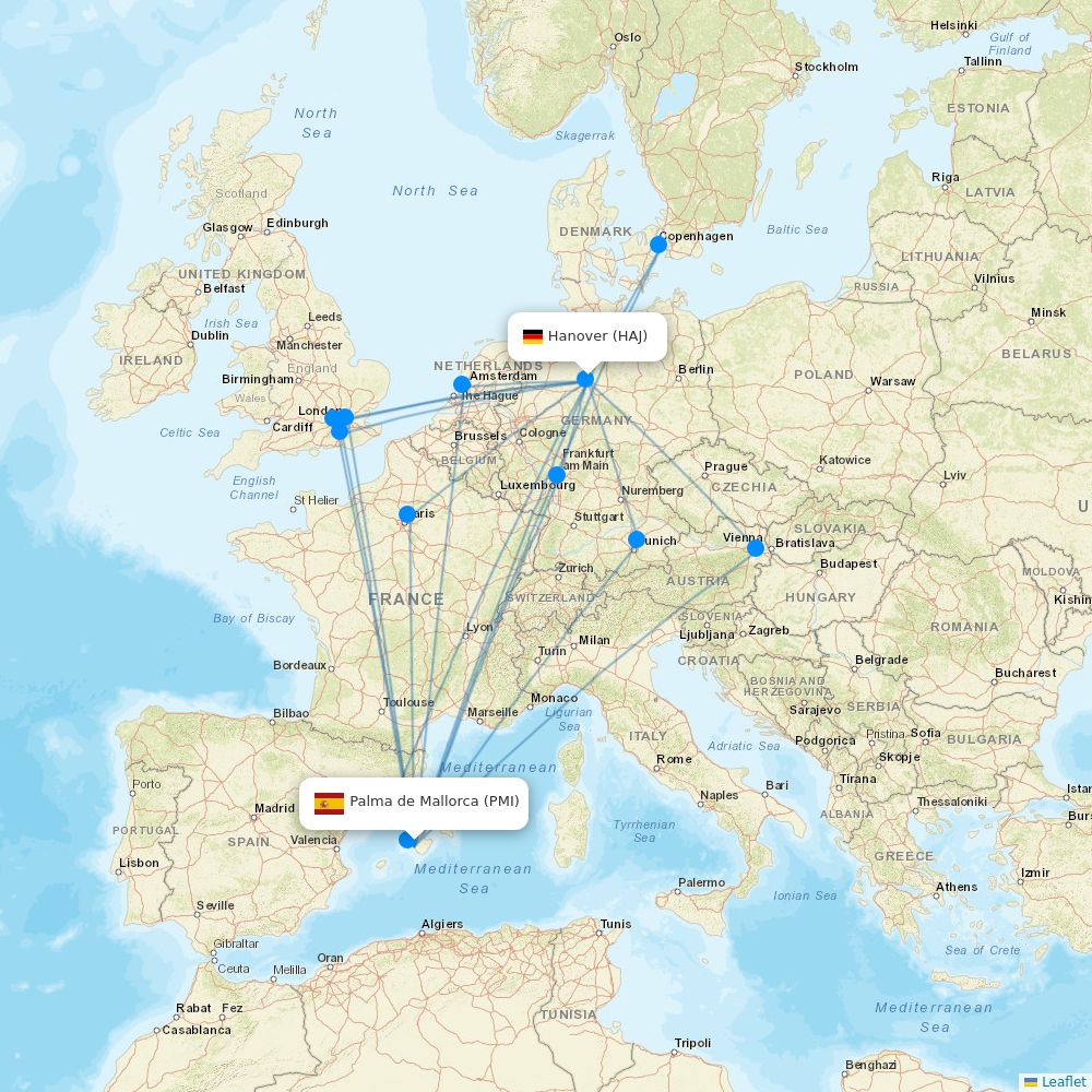 Eurowings routes 2025 – interactive map with all flights - Flight Routes