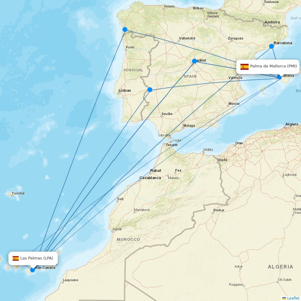 Binter Canarias routes 2025 – map with all flights - Flight Routes