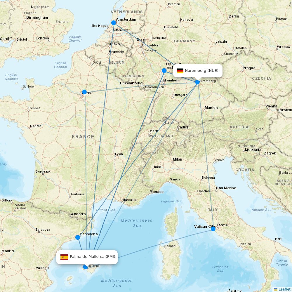 Eurowings routes 2025 – interactive map with all flights - Flight Routes