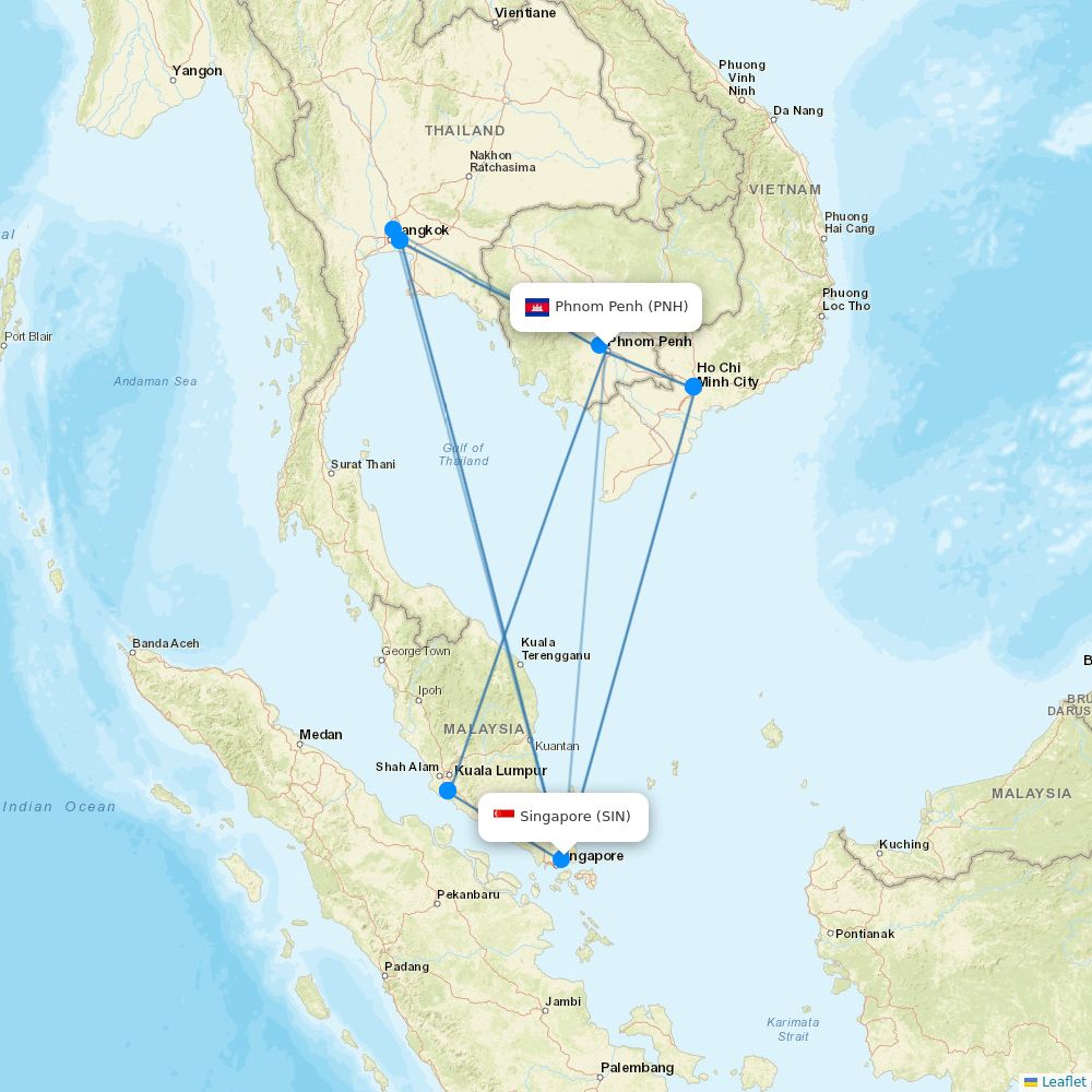 Singapore Airlines routes 2025 – map with all flights - Flight Routes