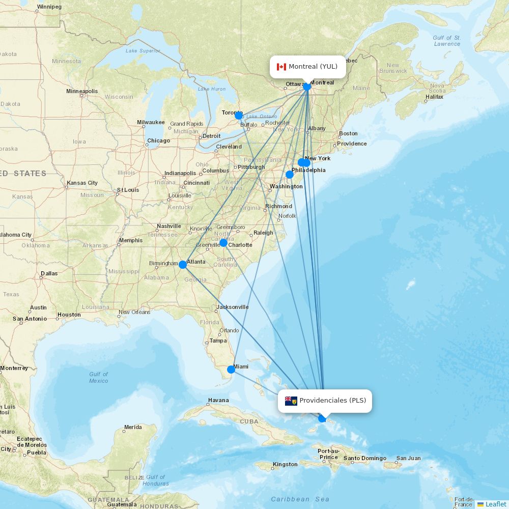 Air Transat routes 2026 – interactive map with all flights - Flight Routes