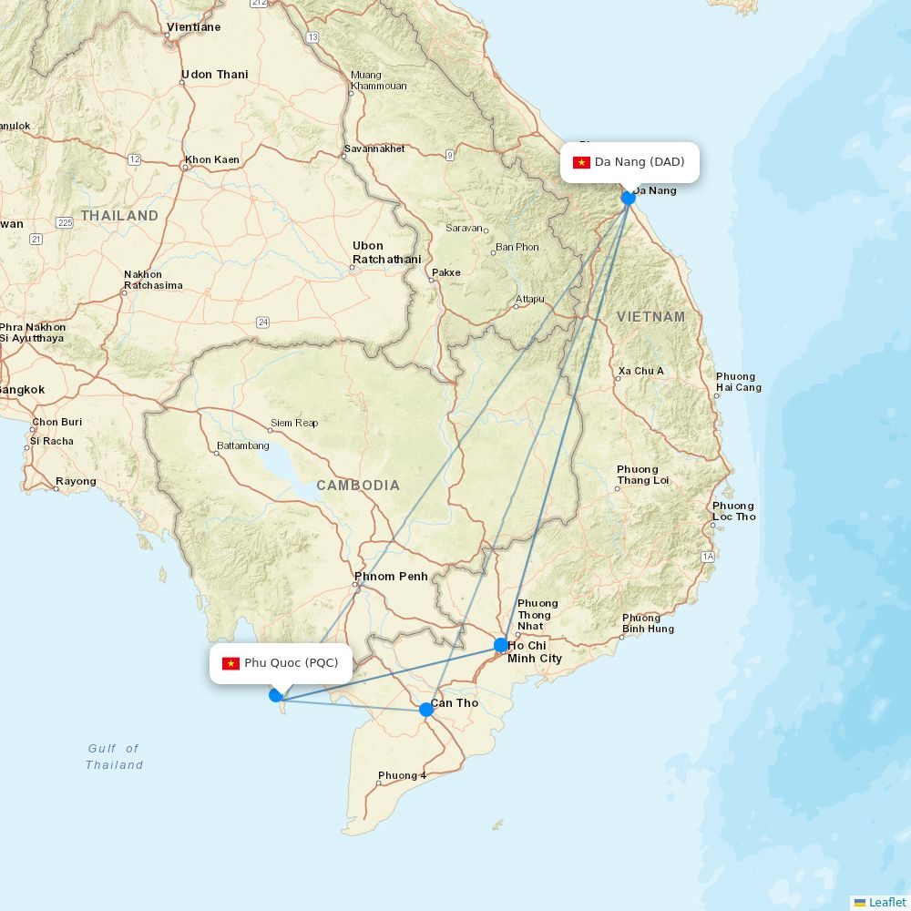 VietJet Air routes 2026 – interactive map with all flights - Flight Routes