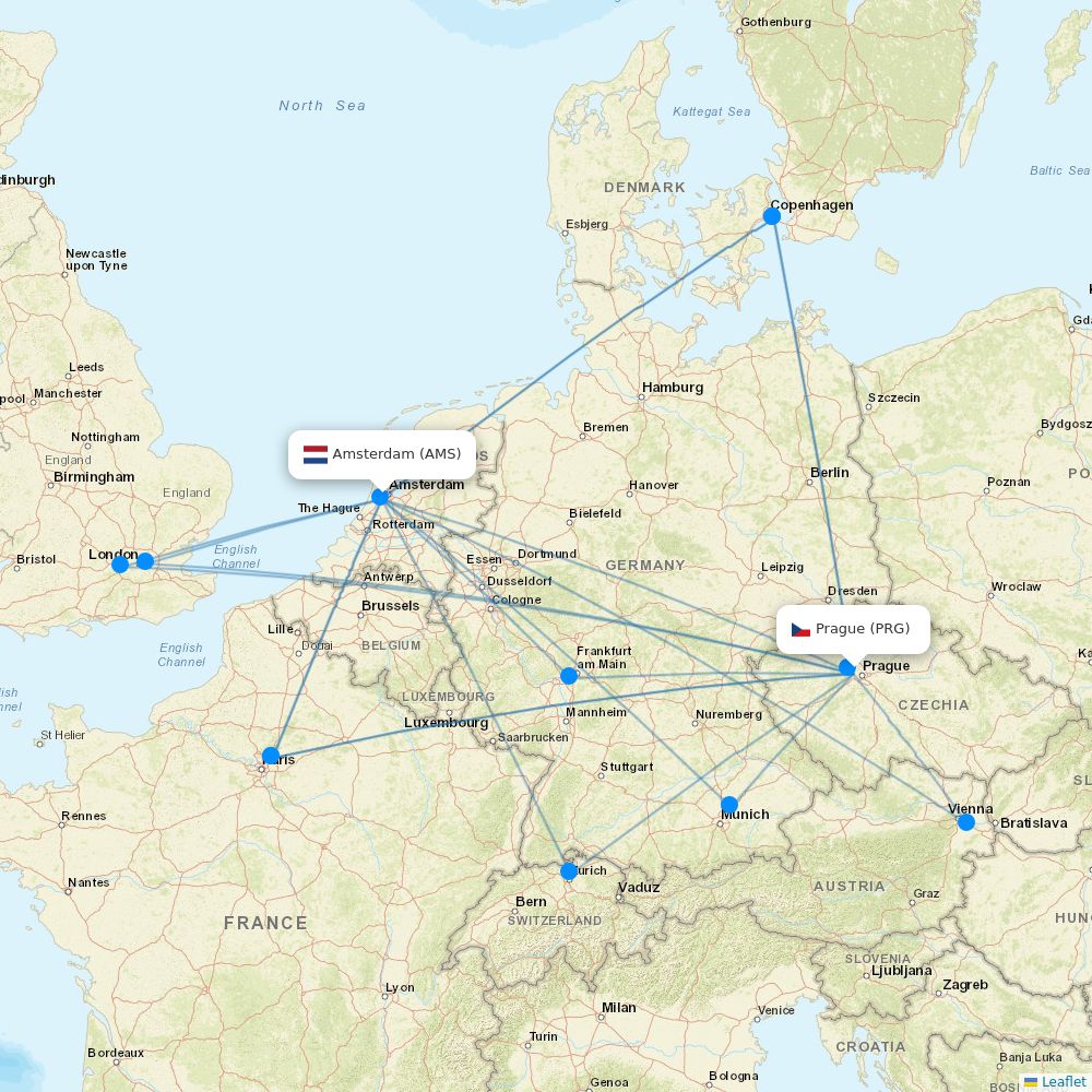KLM routes 2025 – interactive map with all flights - Flight Routes