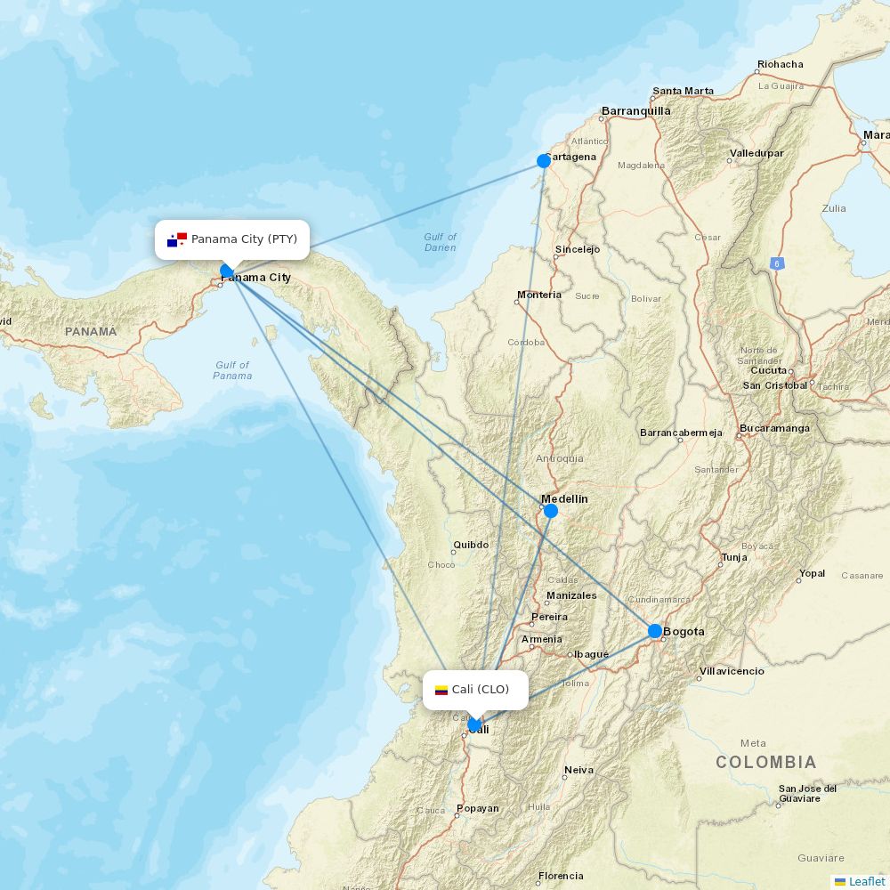 Copa Airlines routes 2025 – map with all flights - Flight Routes