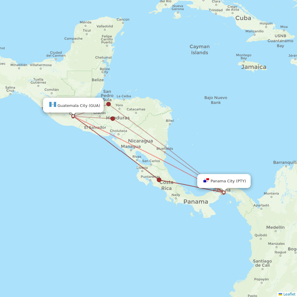Copa Airlines routes 2025 – map with all flights - Flight Routes