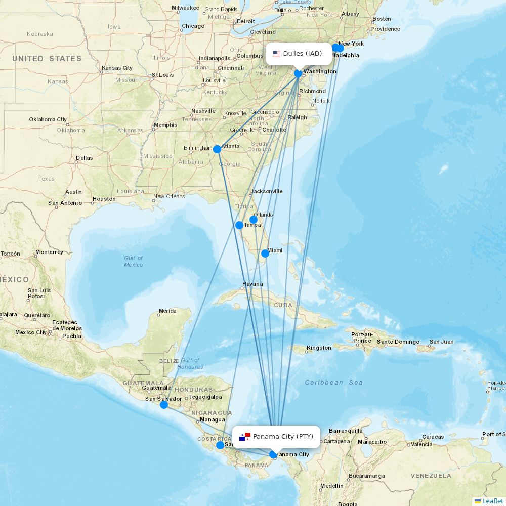 Copa Airlines routes 2025 – map with all flights - Flight Routes