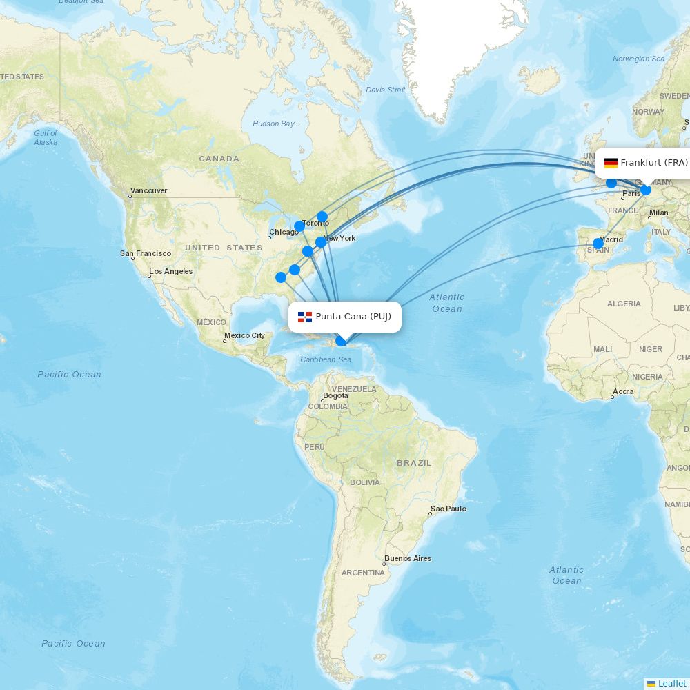 Condor routes 2025 – interactive map with all flights - Flight Routes