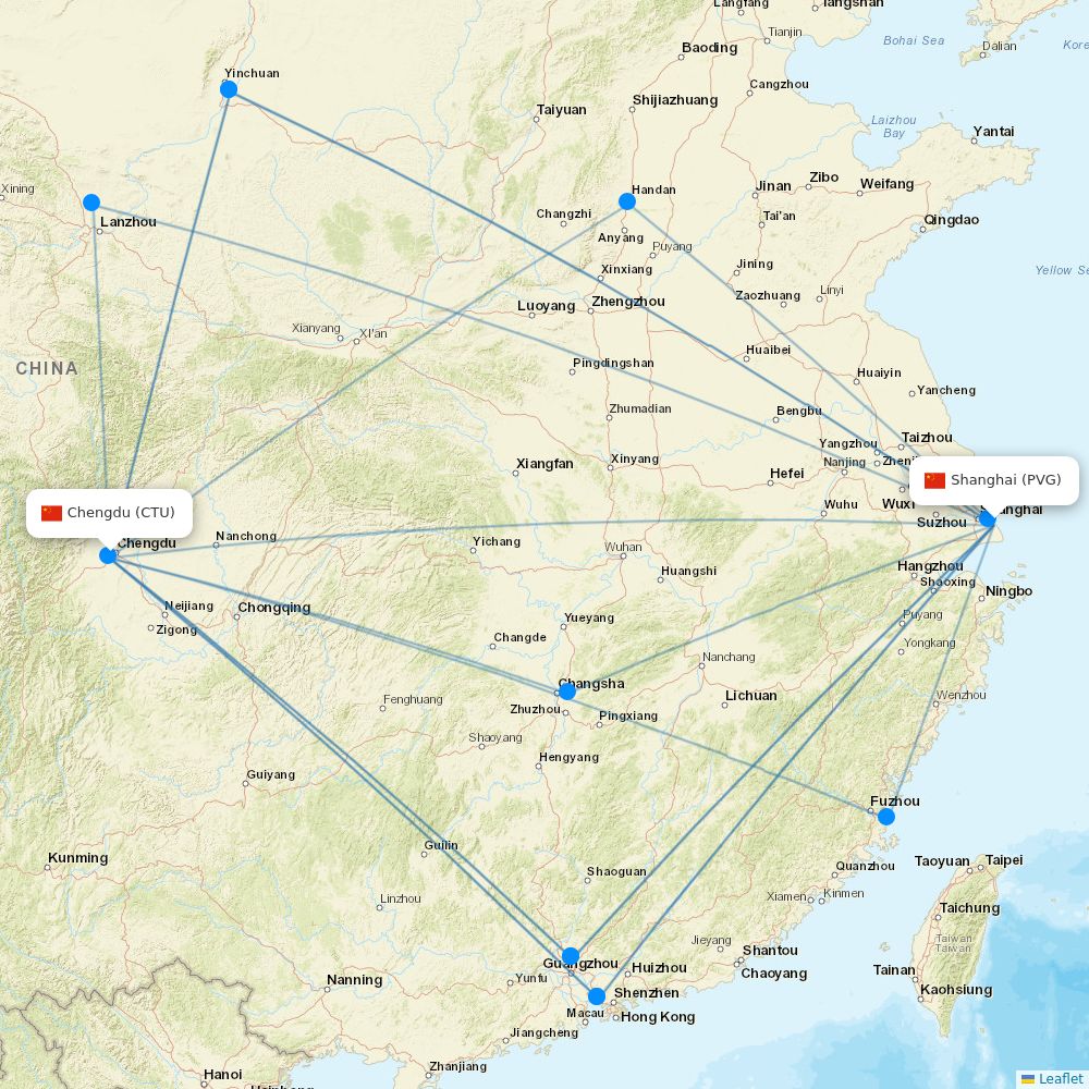 Air China routes 2026 – interactive map with all flights - Flight Routes