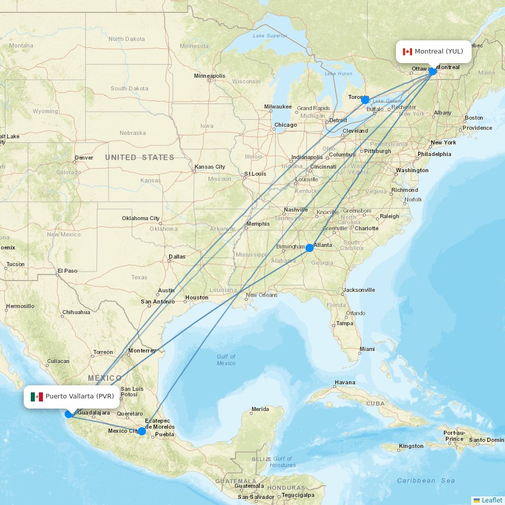 Air Transat routes 2026 – interactive map with all flights - Flight Routes