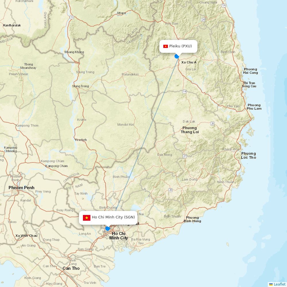 VietJet Air routes 2026 – interactive map with all flights - Flight Routes