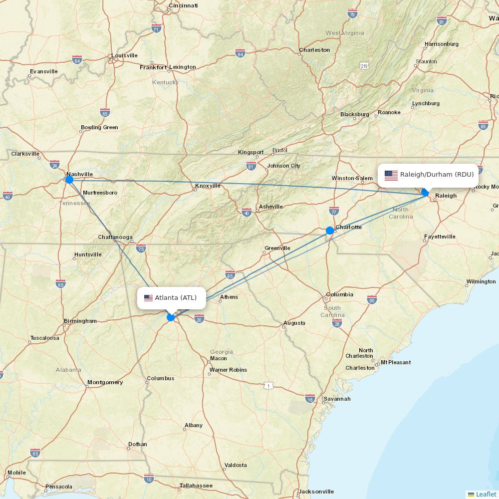 Delta Air Lines routes 2025 – map with all flights - Flight Routes