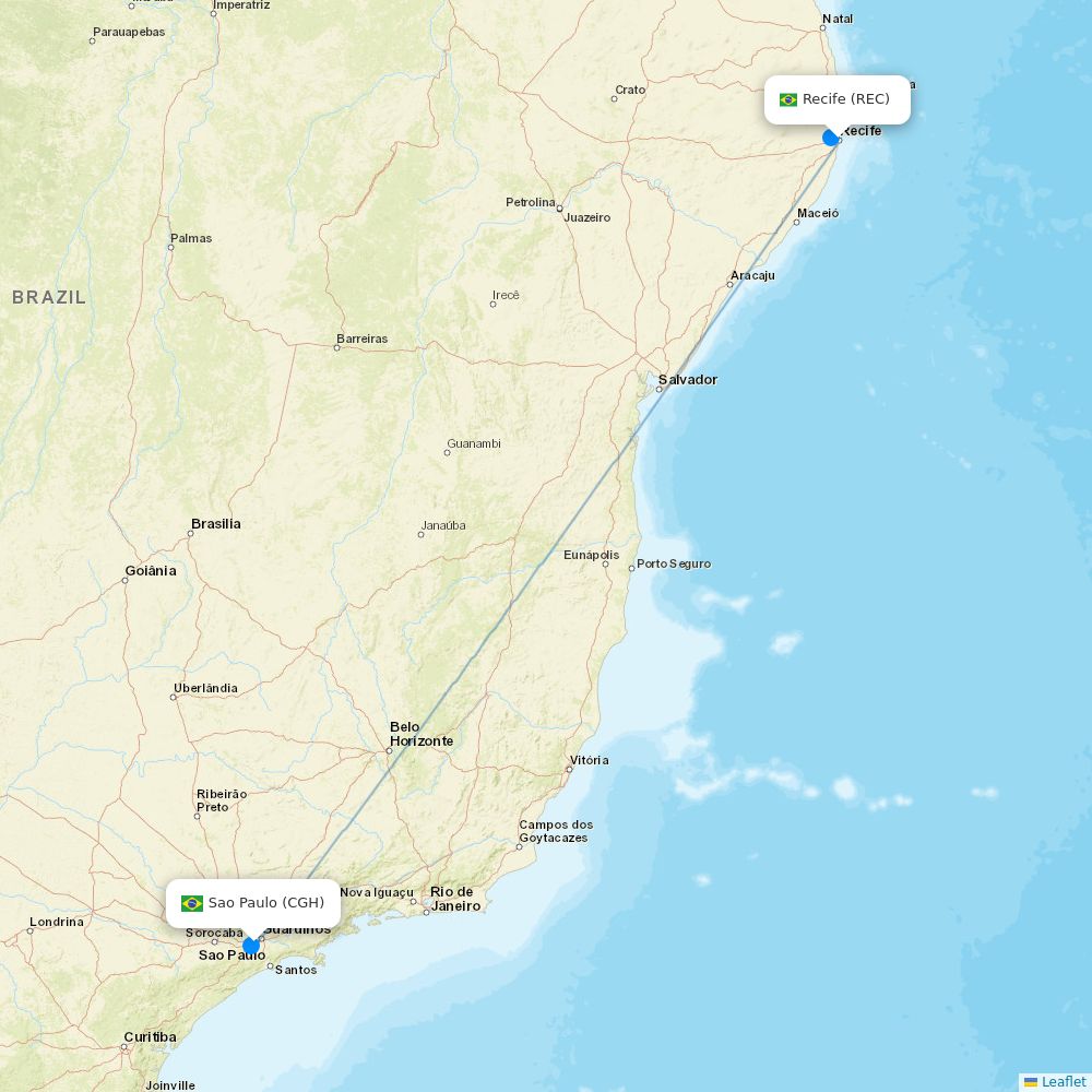 Azul routes 2025 – interactive map with all flights - Flight Routes