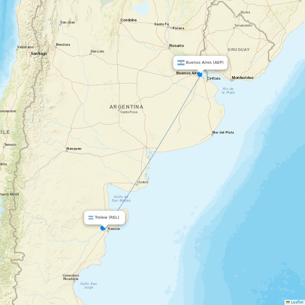 Aerolineas Argentinas routes 2025 – map with all flights - Flight Routes