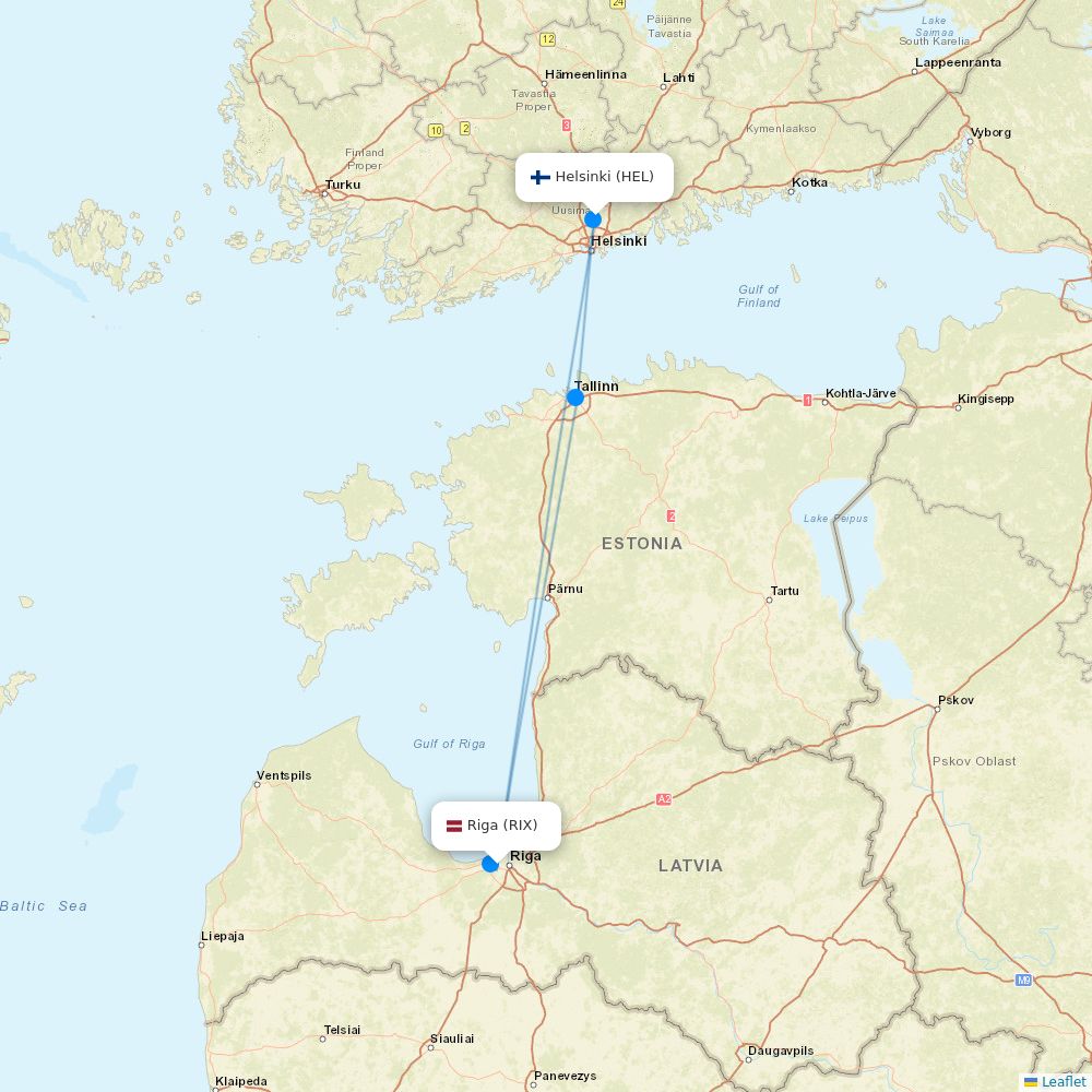 Finnair routes 2025 – interactive map with all flights - Flight Routes