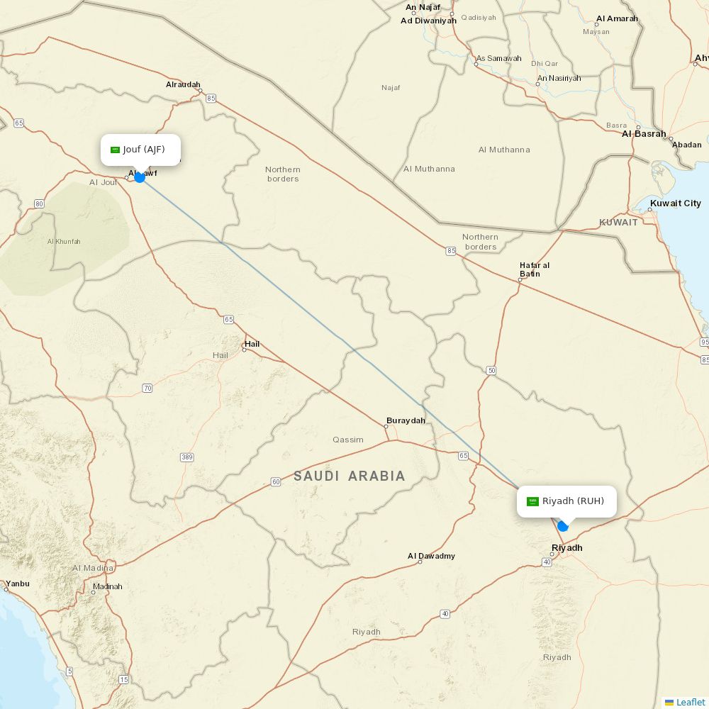 Saudia routes 2025 – interactive map with all flights - Flight Routes