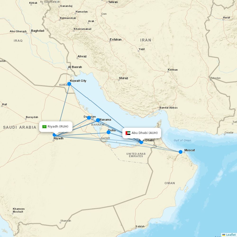 Etihad Airways routes 2025 – map with all flights - Flight Routes