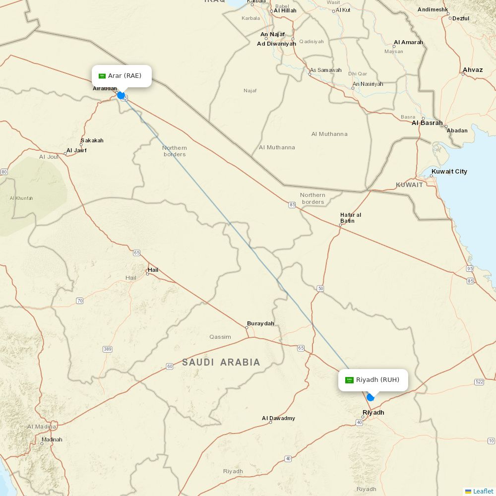 Saudia routes 2025 – interactive map with all flights - Flight Routes