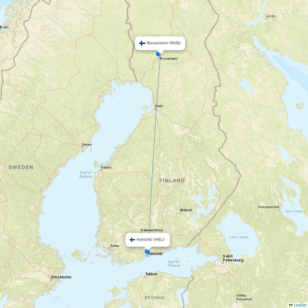 Finnair routes 2025 – interactive map with all flights - Flight Routes