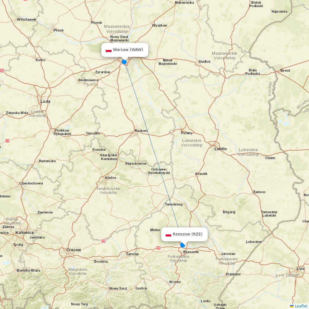 LOT Polish Airlines routes 2026 – map with all flights - Flight Routes