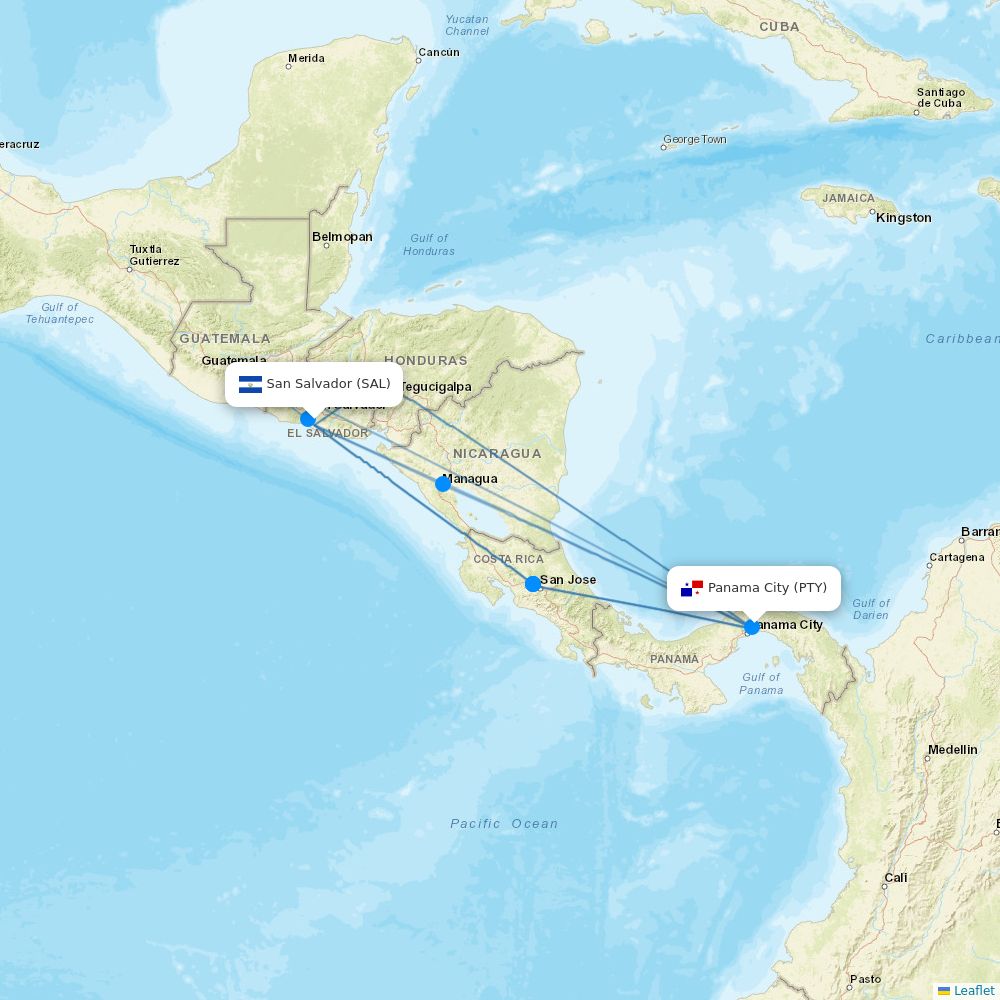 Copa Airlines routes 2025 – map with all flights - Flight Routes