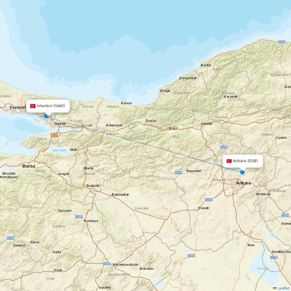 Pegasus Airlines routes 2025 – map with all flights - Flight Routes