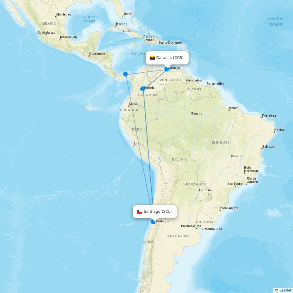 DHL Aviation EEMEA airline routes (ES) - map - Flight Routes