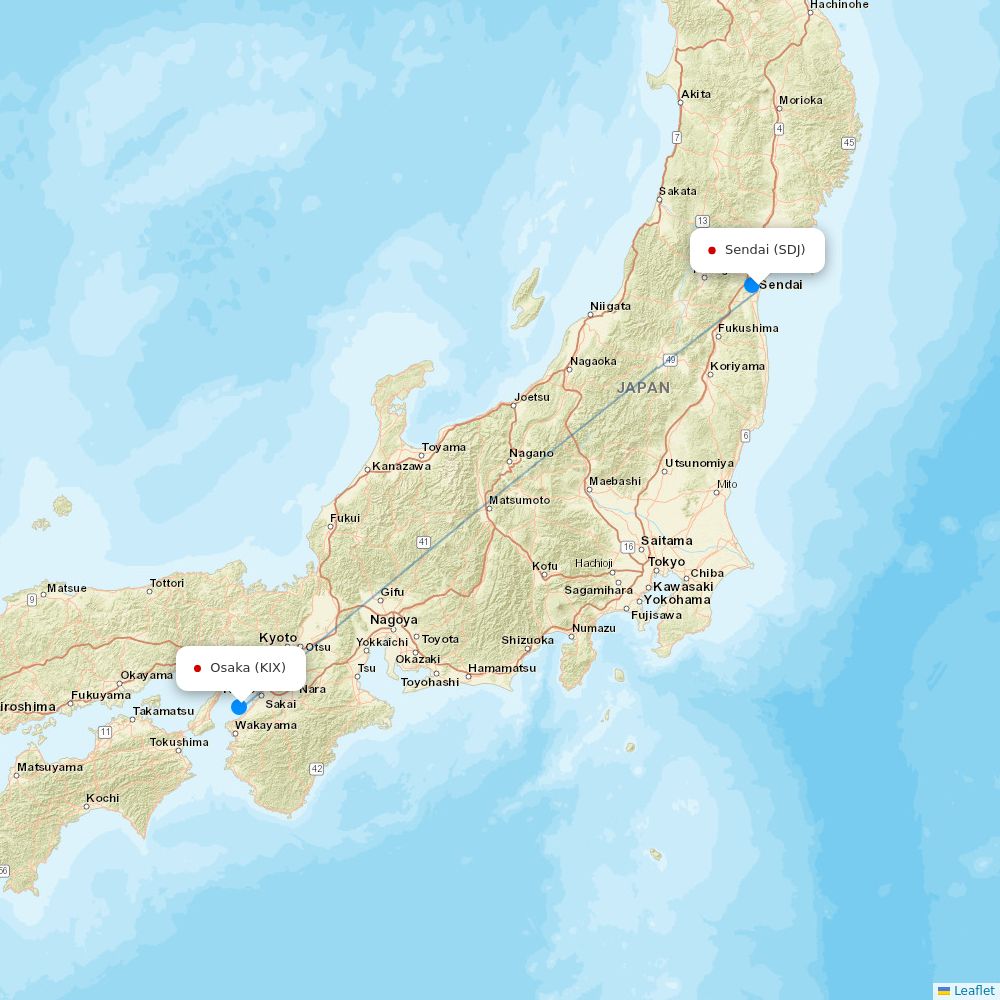 Peach Aviation routes 2025 – map with all flights - Flight Routes
