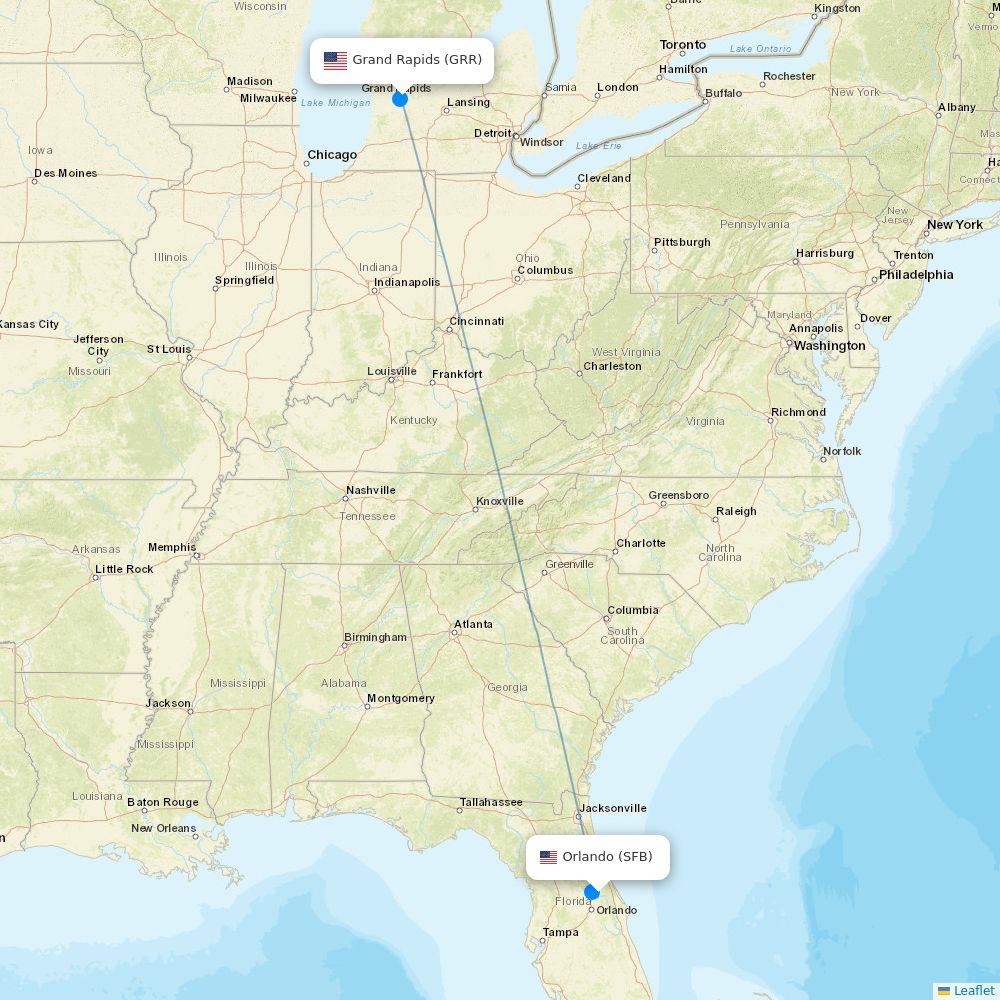 Allegiant Air routes 2025 – map with all flights - Flight Routes