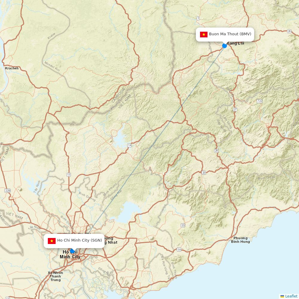 VietJet Air routes 2026 – interactive map with all flights - Flight Routes