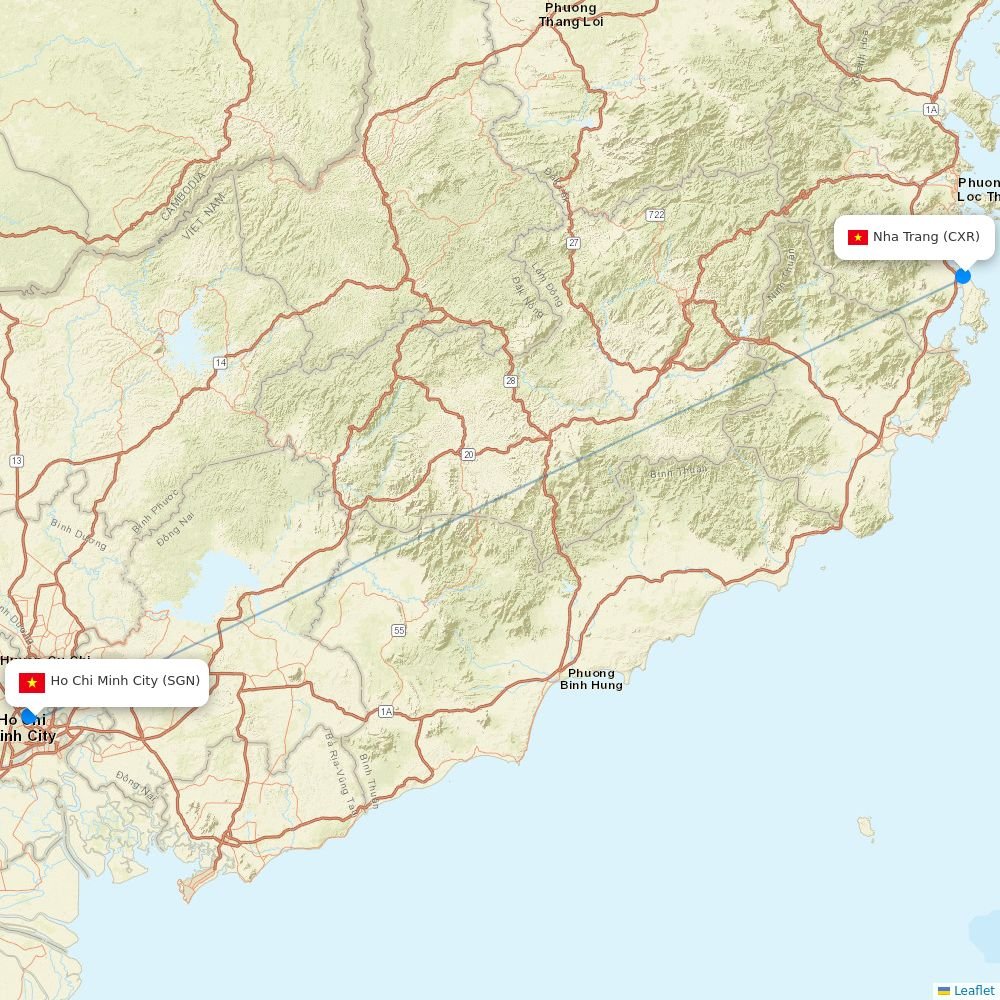 Vietnam Airlines routes 2025 – map with all flights - Flight Routes