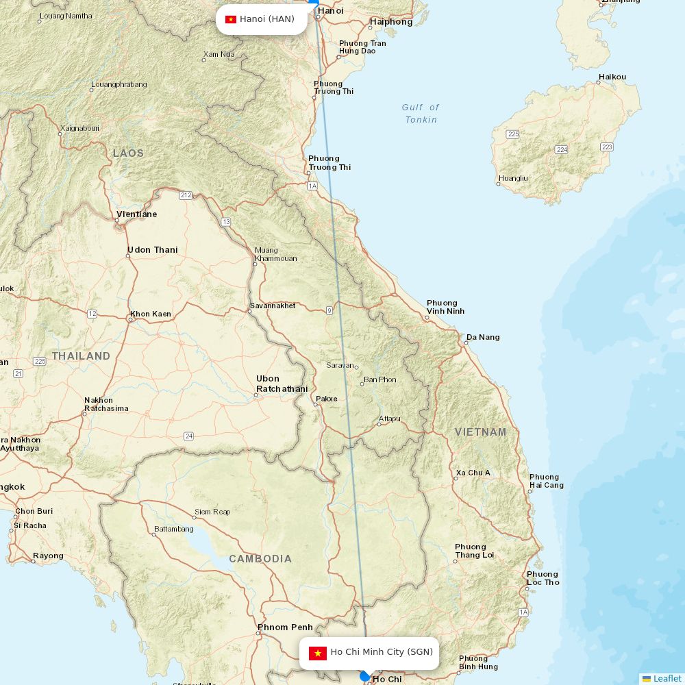 Vietnam Airlines routes 2025 – map with all flights - Flight Routes