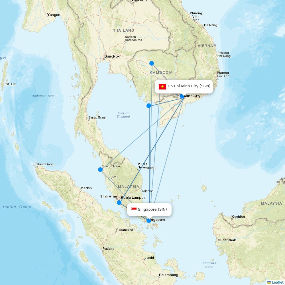 VietJet Air routes 2026 – interactive map with all flights - Flight Routes