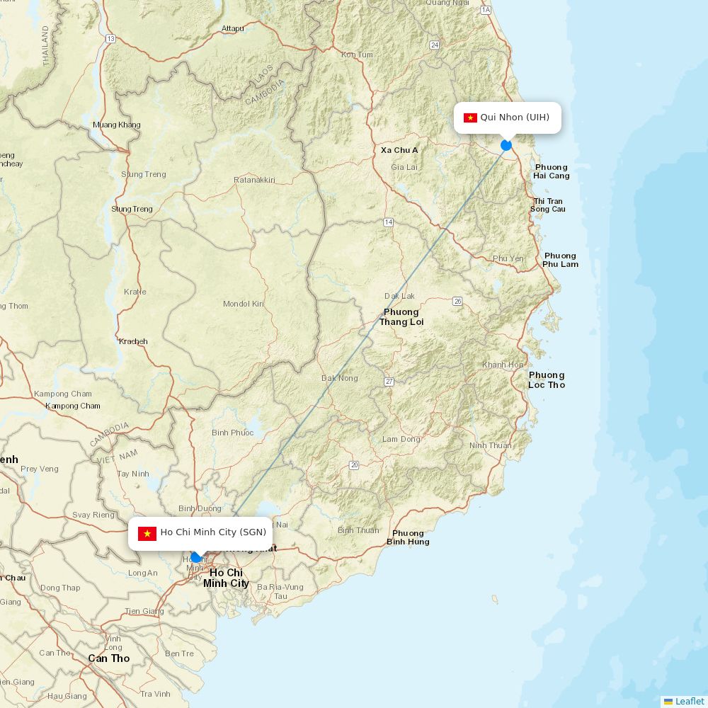 Vietnam Airlines routes 2026 – map with all flights - Flight Routes