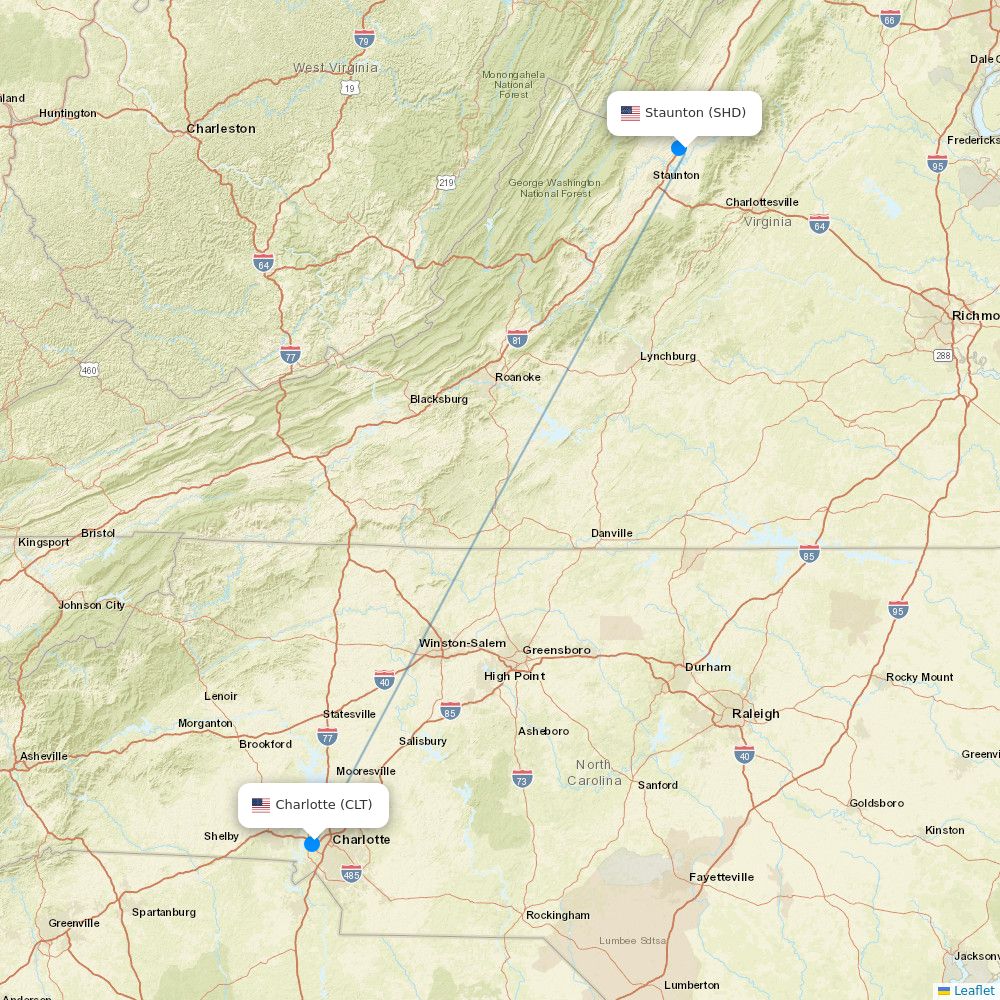 Contour Aviation airline routes (LF) 2025, map - Flight Routes