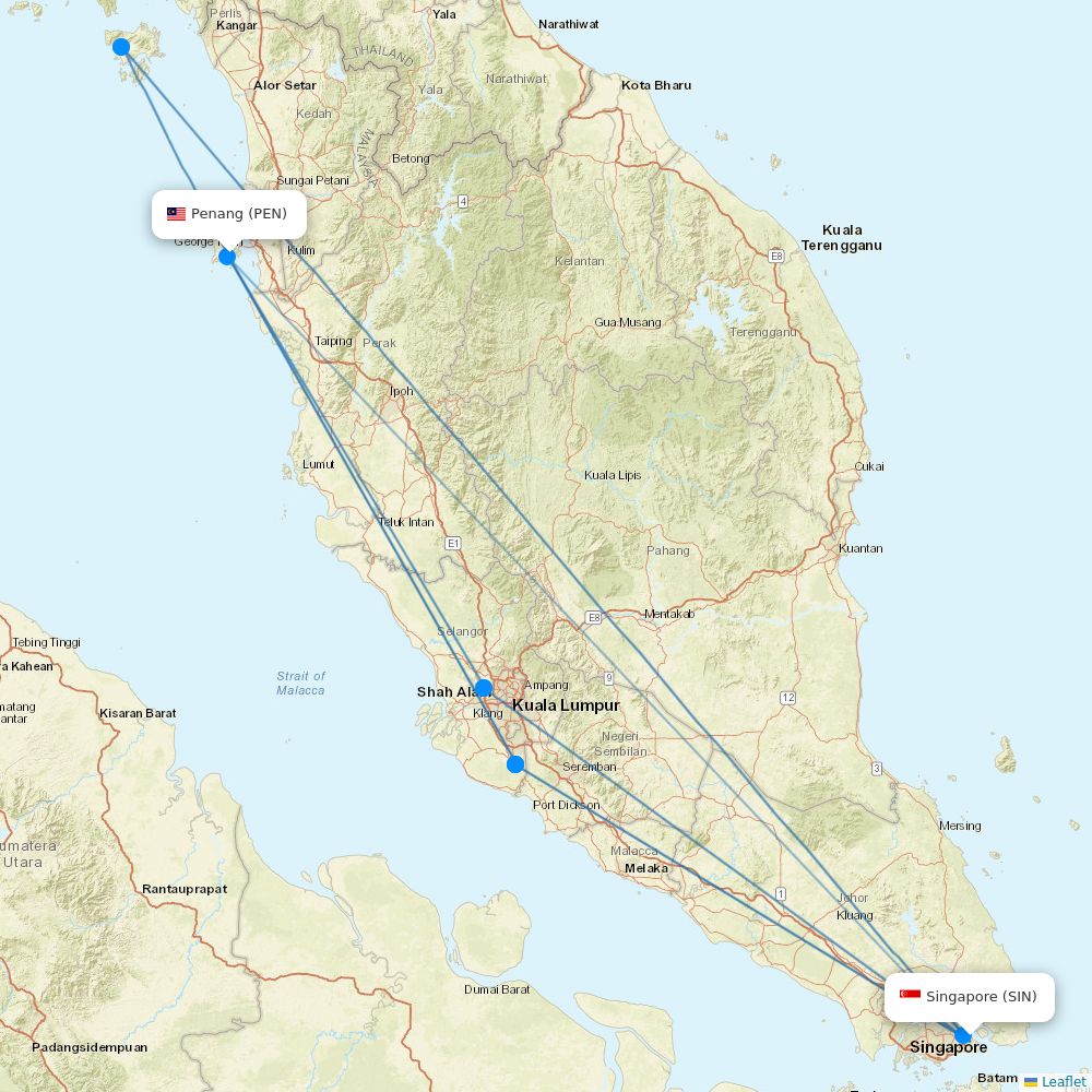 Singapore Airlines routes 2025 – map with all flights - Flight Routes