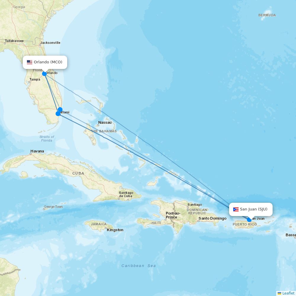 Frontier Airlines routes 2025 – map with all flights - Flight Routes