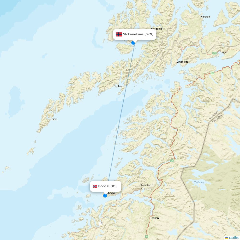 Wideroe routes 2025 – interactive map with all flights - Flight Routes