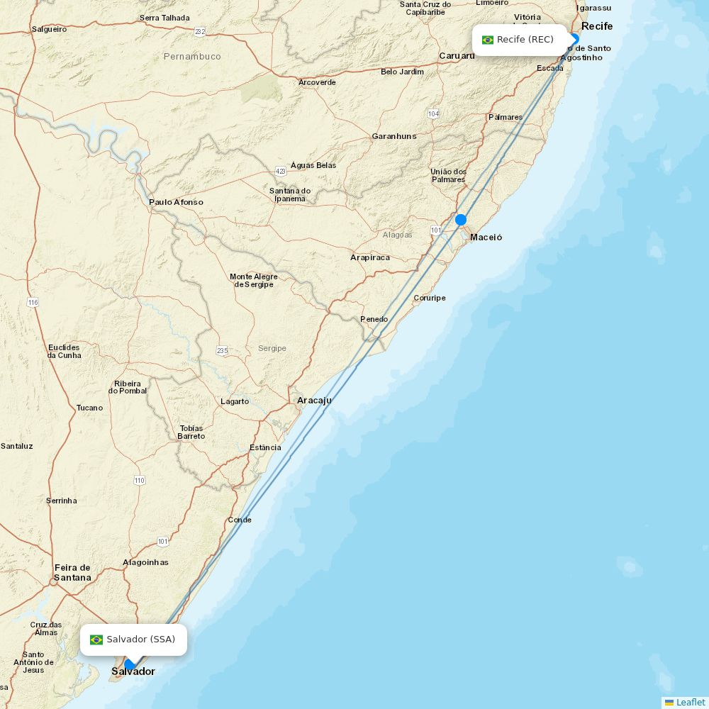 Azul routes 2025 – interactive map with all flights - Flight Routes