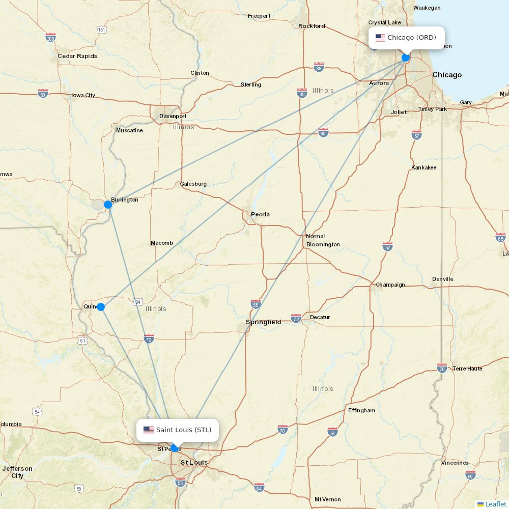 United Airlines routes 2025 – map with all flights - Flight Routes