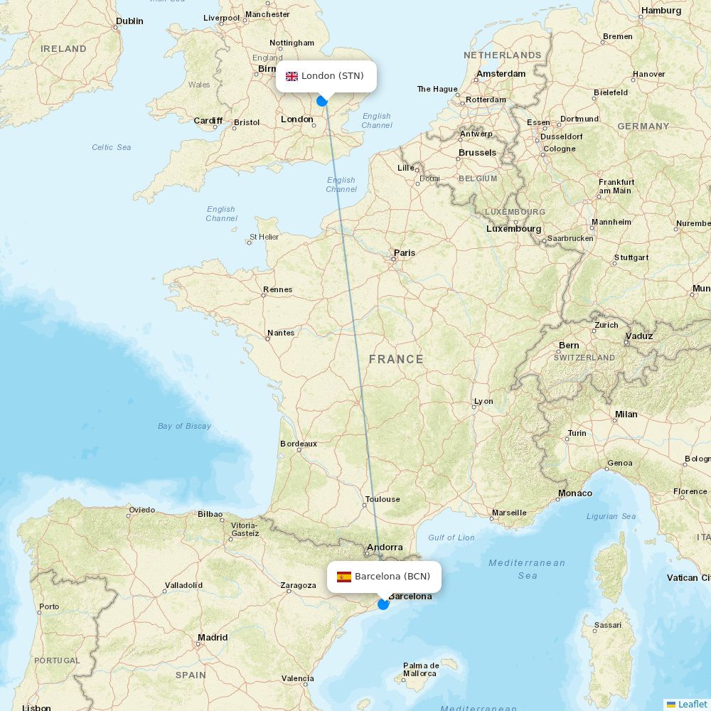 Ryanair routes 2026 – interactive map with all flights - Flight Routes