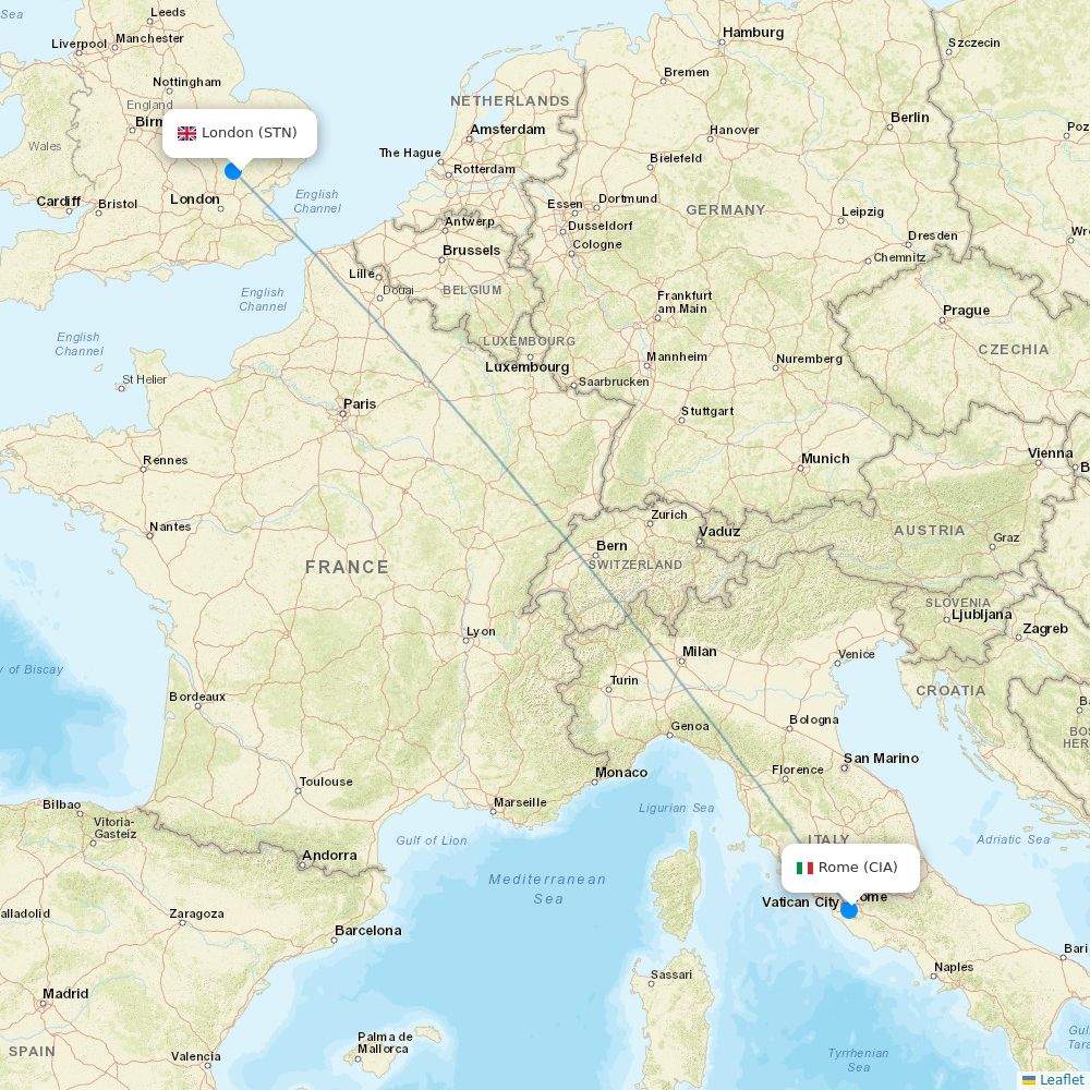 Ryanair routes 2025 – interactive map with all flights - Flight Routes