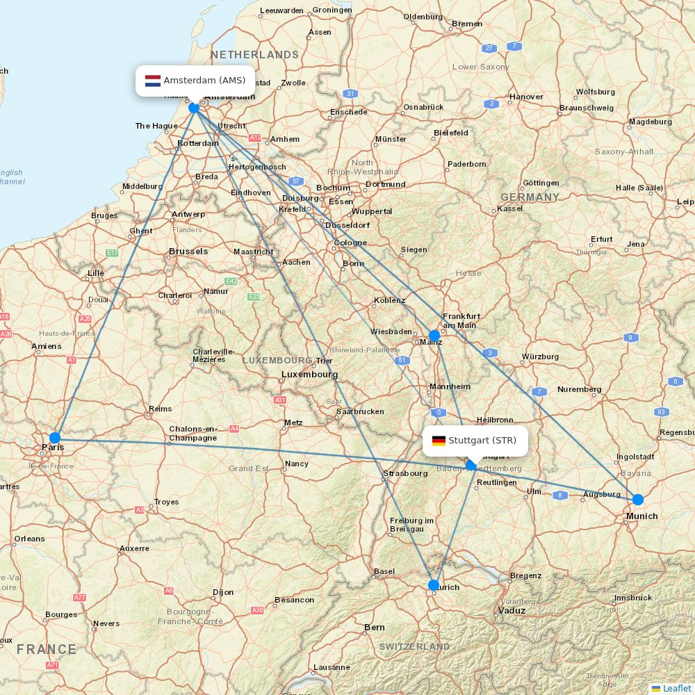 KLM routes 2025 – interactive map with all flights - Flight Routes