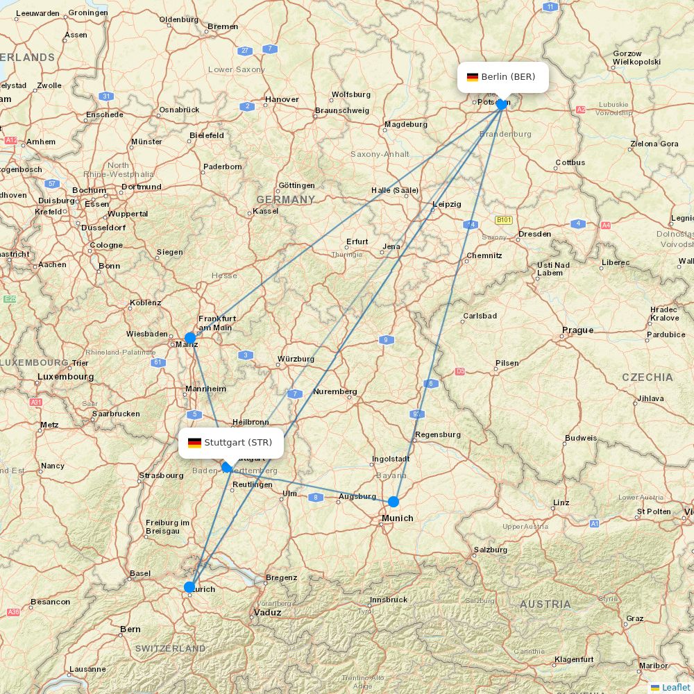 Eurowings routes 2025 – interactive map with all flights - Flight Routes